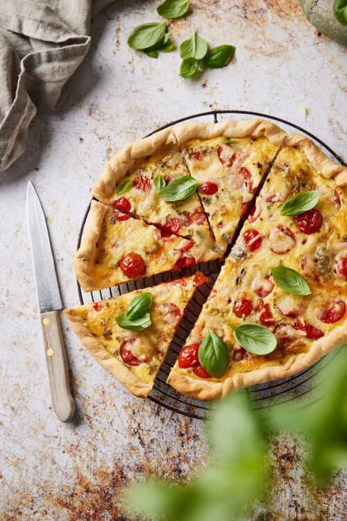 Hartige taart met filodeeg en paddestoelen - Simone's Kitchen