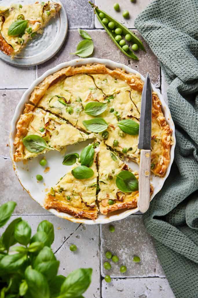 Hartige taart met filodeeg en paddestoelen - Simone's Kitchen