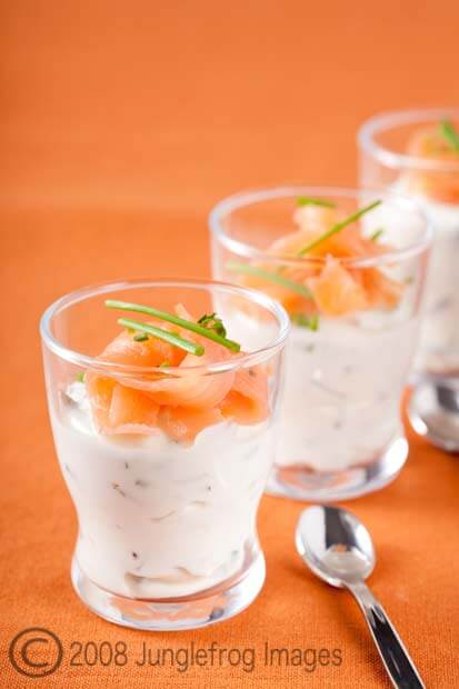 Kruidenkaas met gerookte zalm - voorgerechtje - Simone's Kitchen