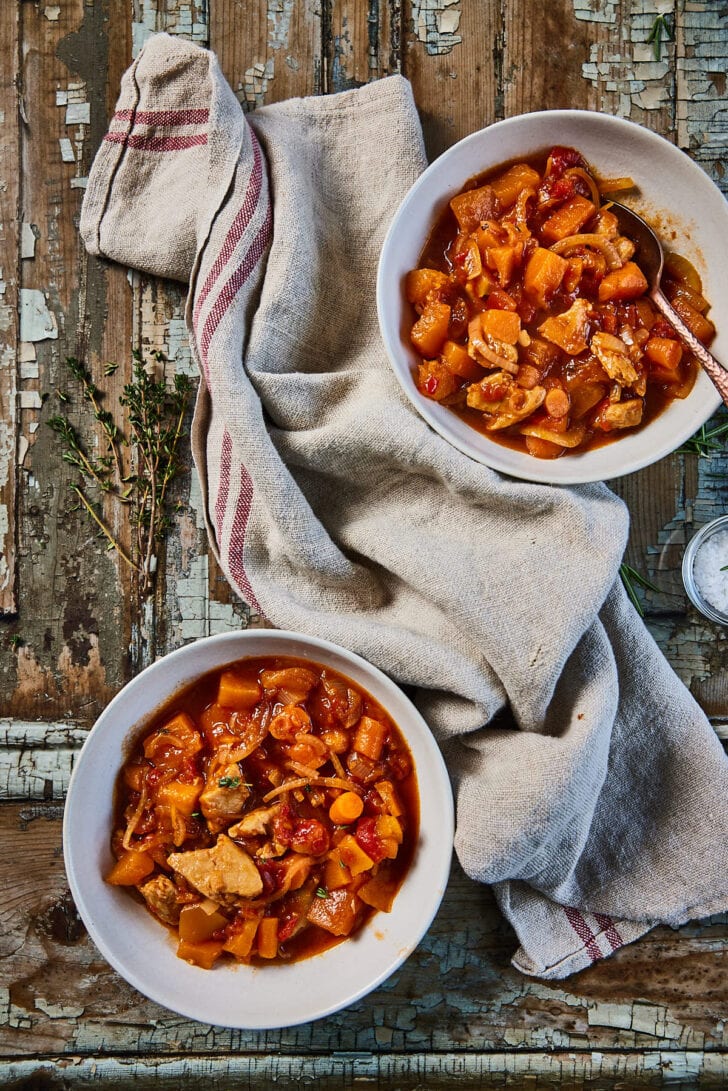 Vegan stoofpot met pompoen - Simone's Kitchen