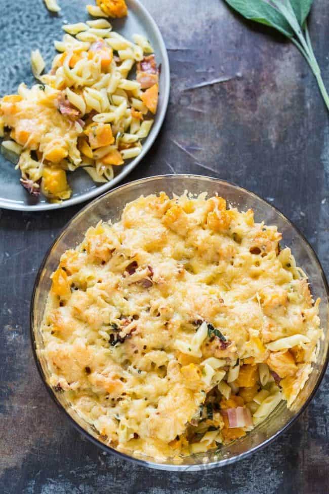 Bacon pompoen pasta uit de oven | Simone's Kitchen