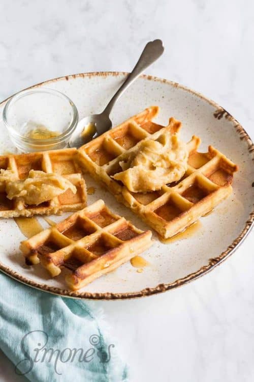 Wafels met gebrande maple boter - Simone's Kitchen