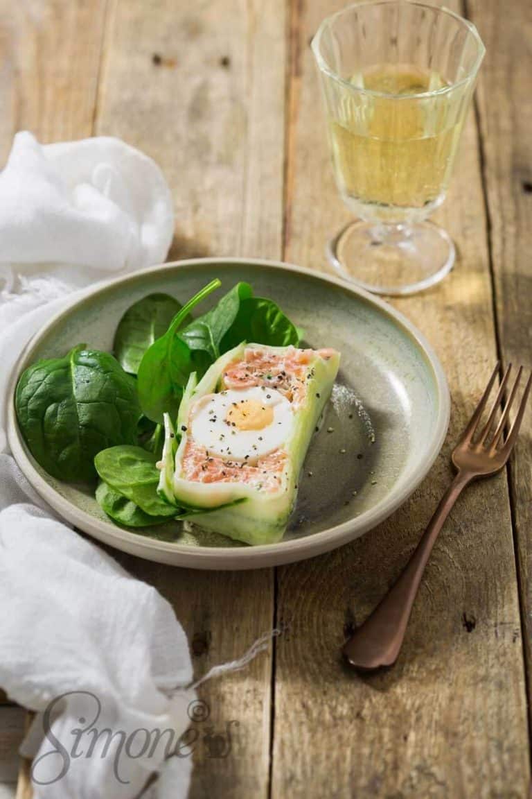 Zalmterrine met komkommer en ei - Simone's Kitchen