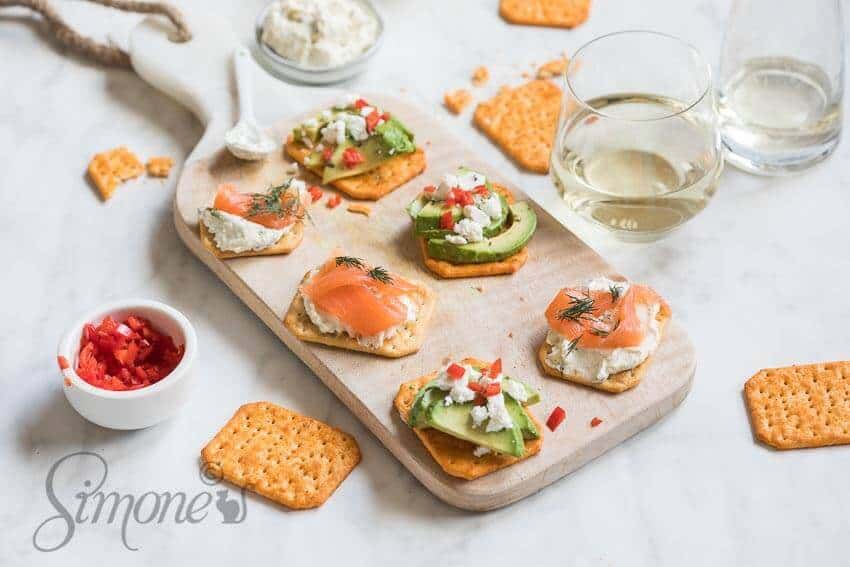 Zoute koekjes beleggen - Simone's Kitchen