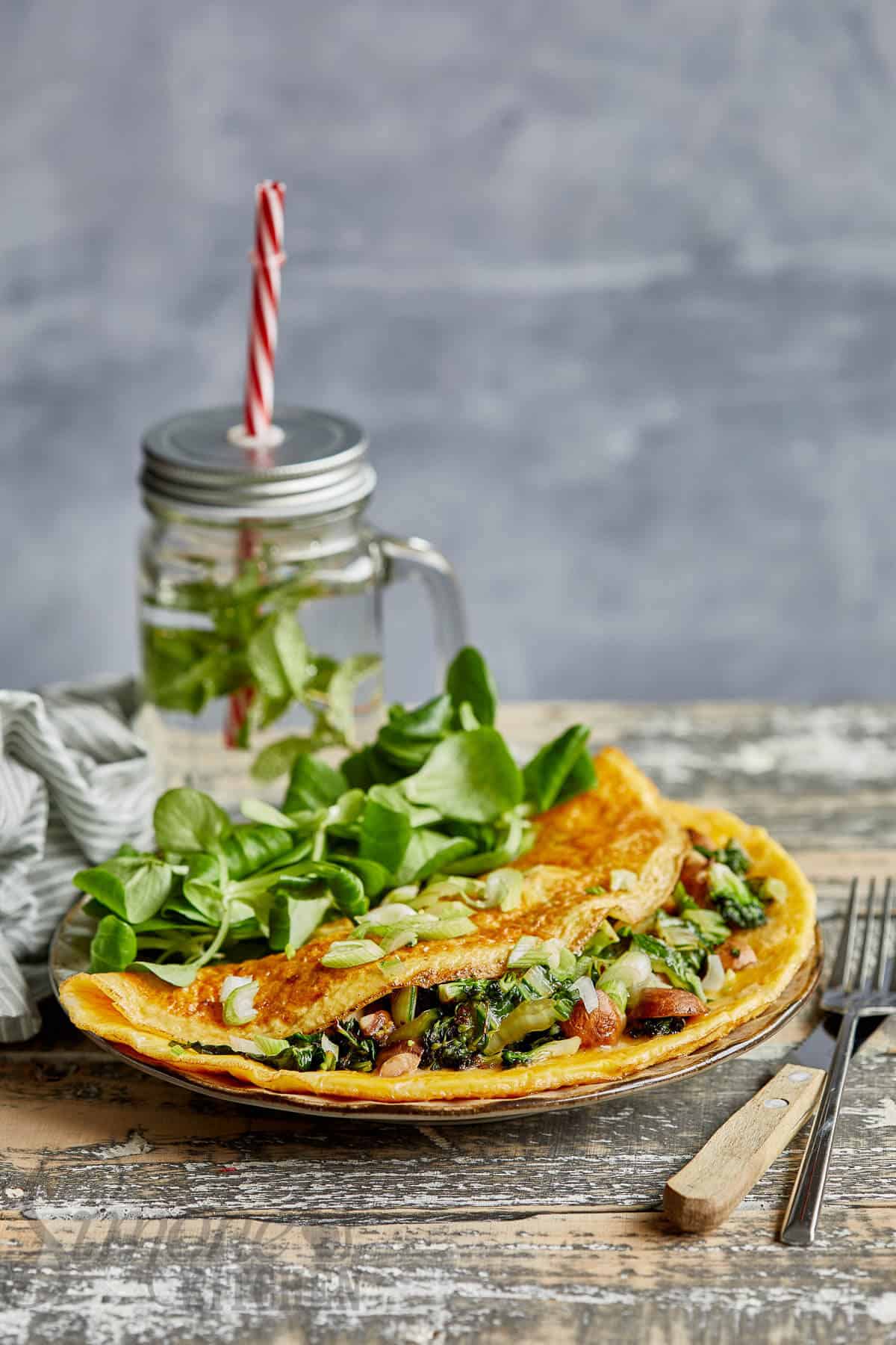 Omelet met groenten - Simone's Kitchen