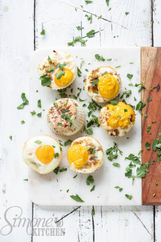 Koolhydraatarme eiermuffins - Simone's Kitchen