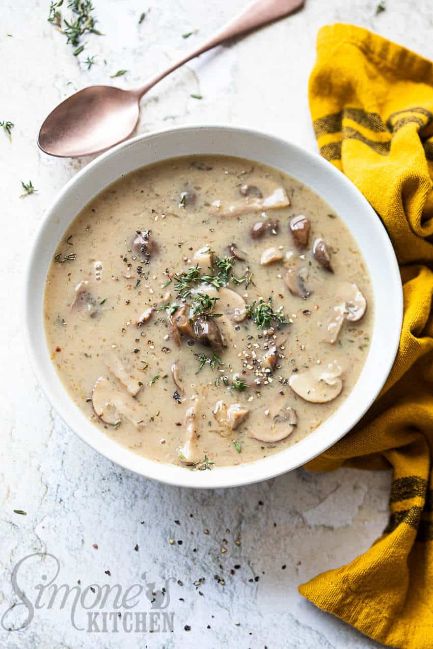 Romige champignonsoep - Simone's Kitchen