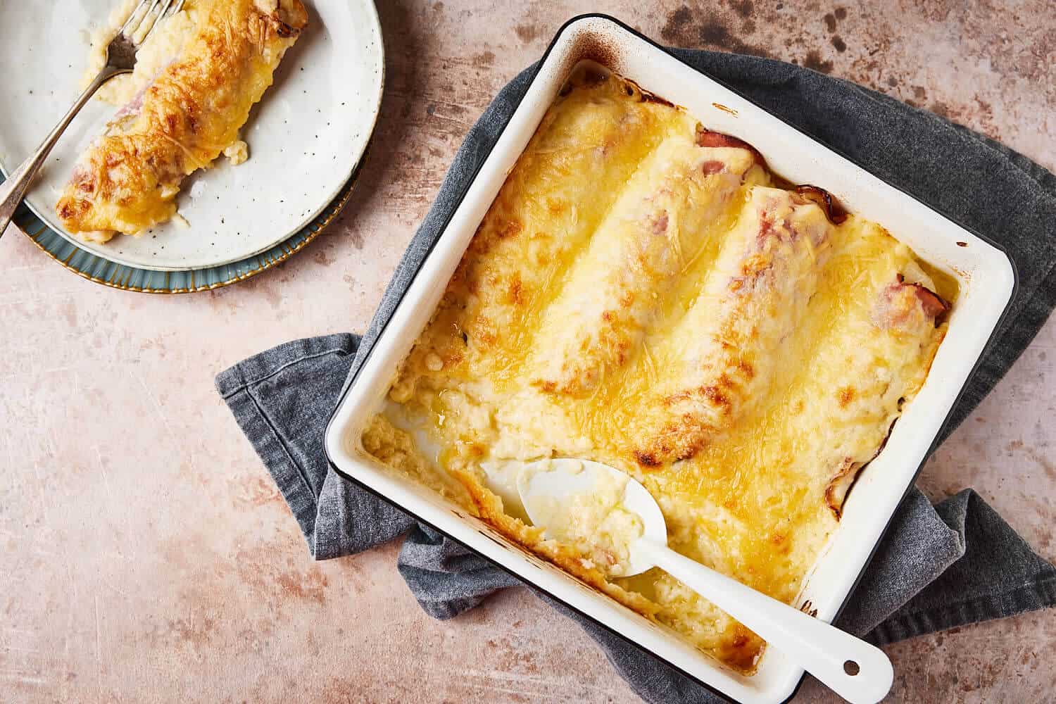 Witlof met ham en kaas (saus) - romige perfectie