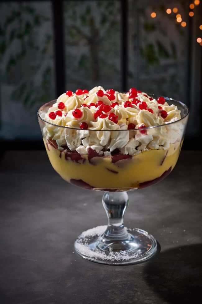Kersttrifle met stoofpeer - Simone's Kitchen