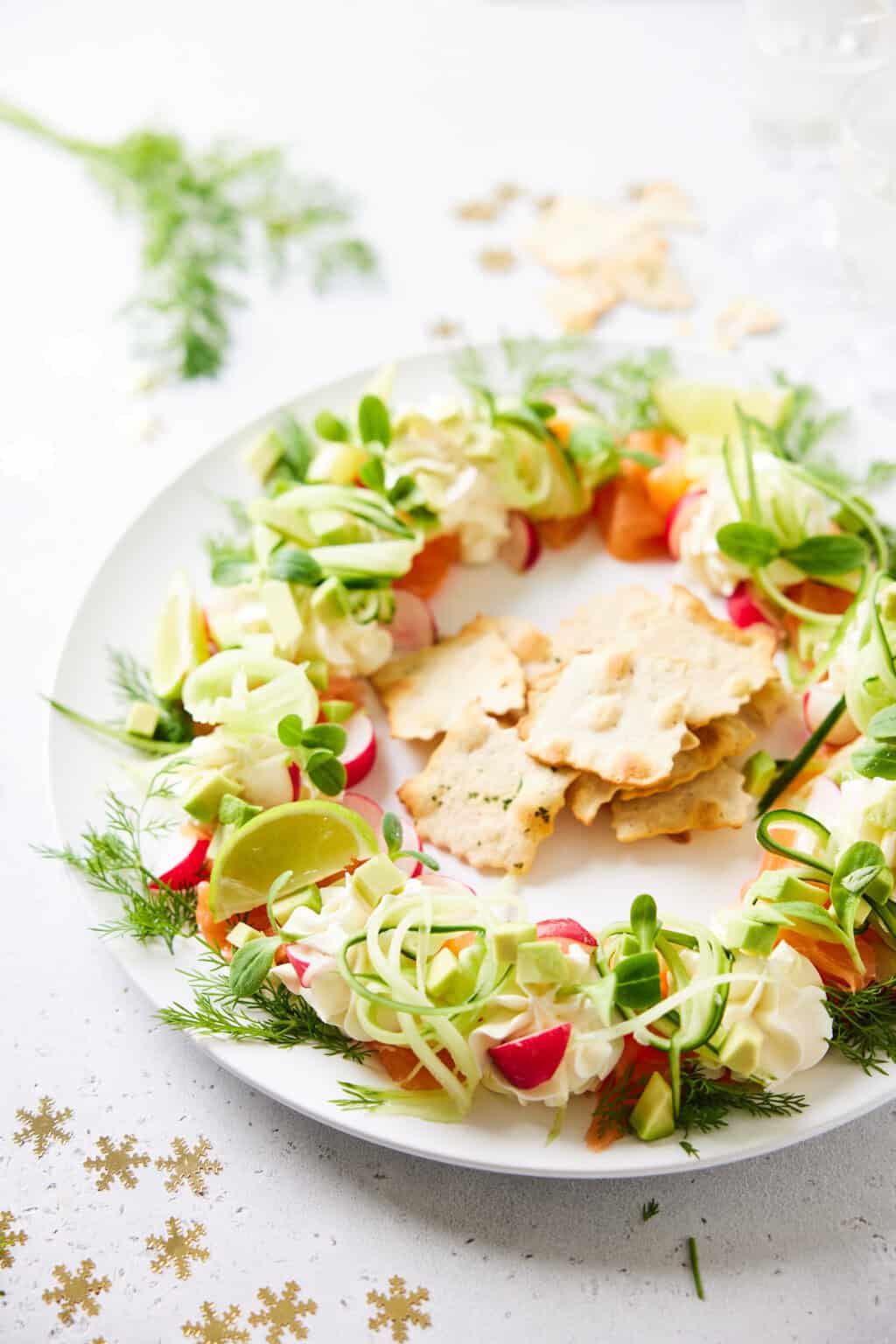 Krans van gerookte zalm - Simone's Kitchen