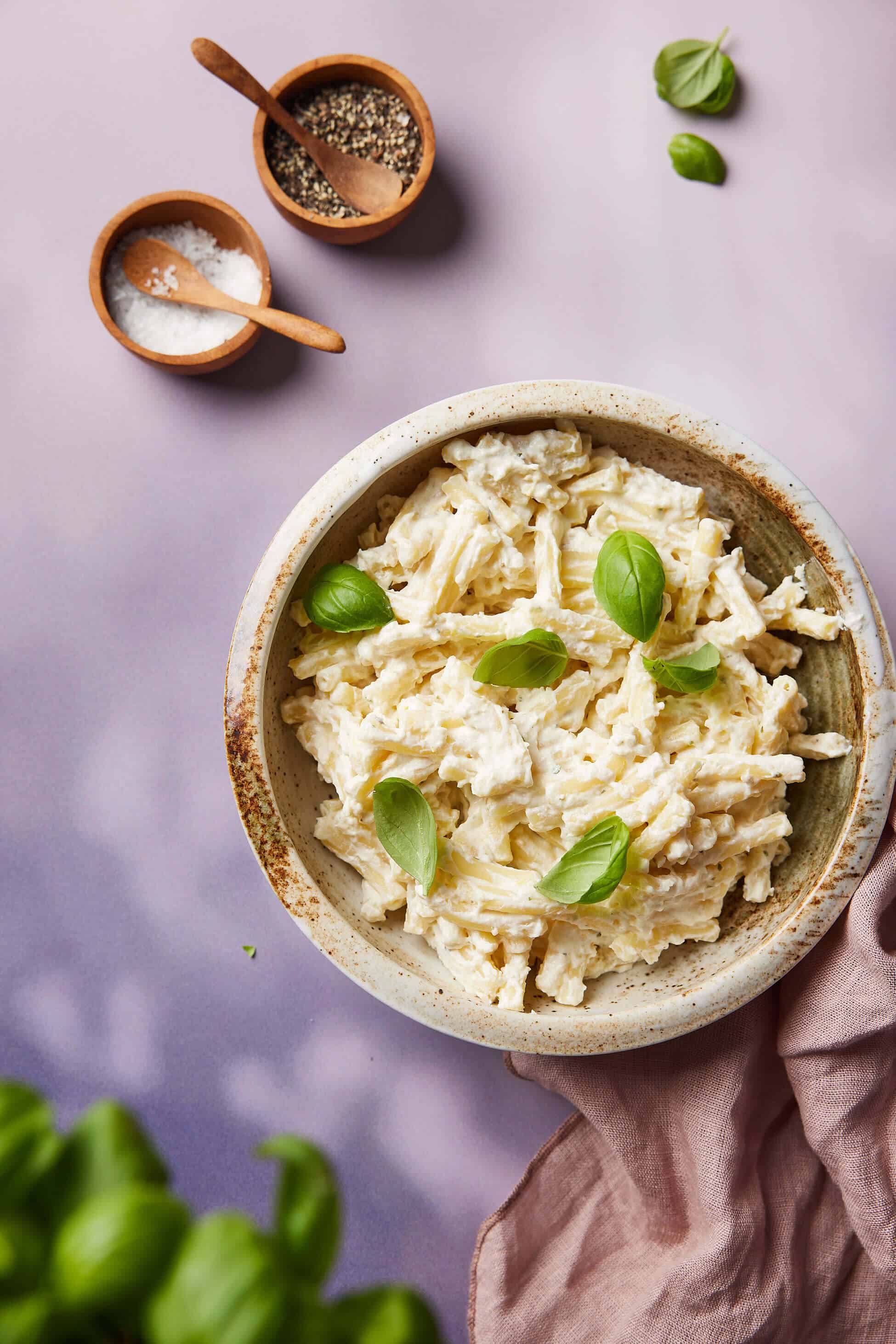 Eenpans pasta met ricotta en citroen - Simone's Kitchen