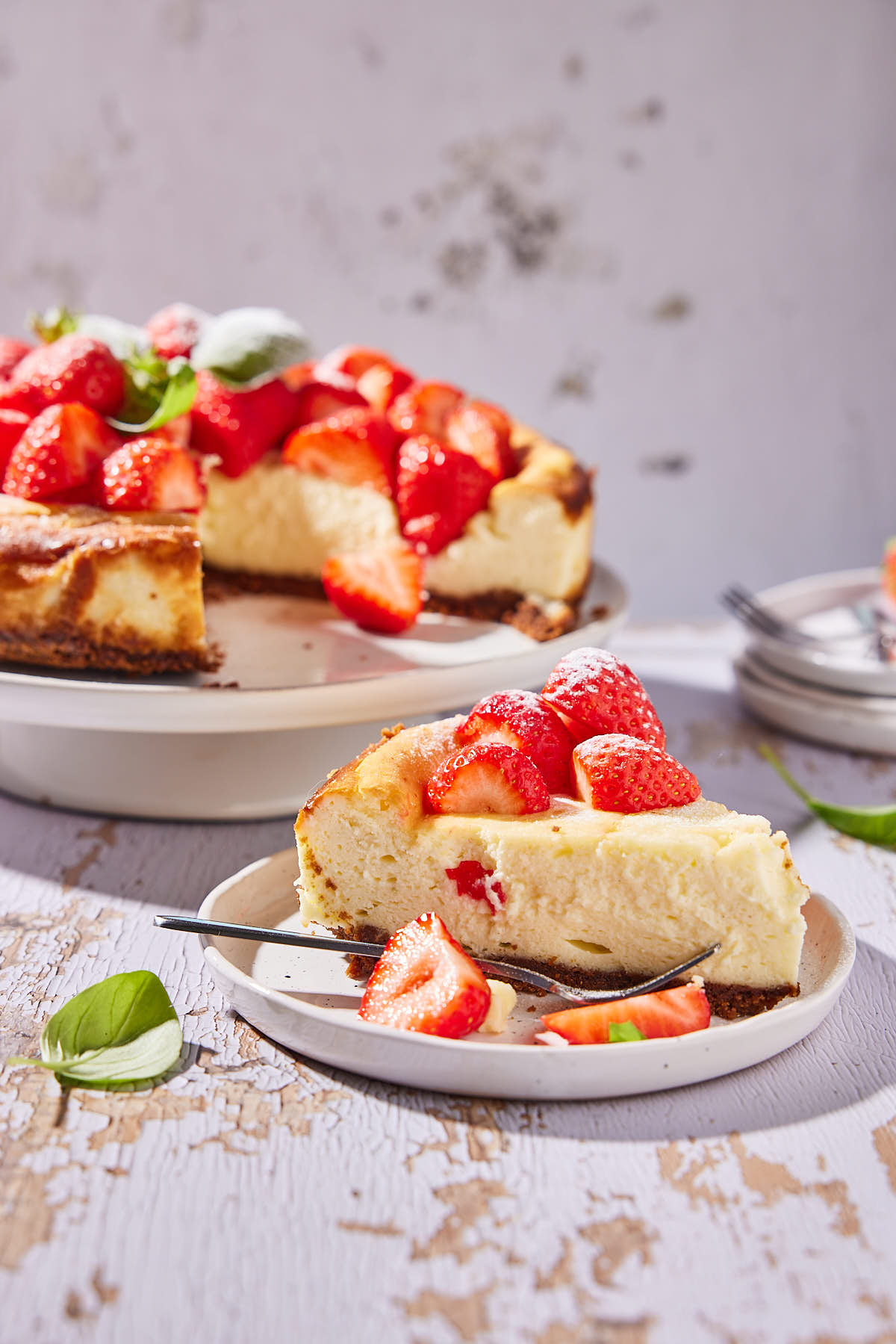 New York Cheesecake met aardbeien - Simone's Kitchen