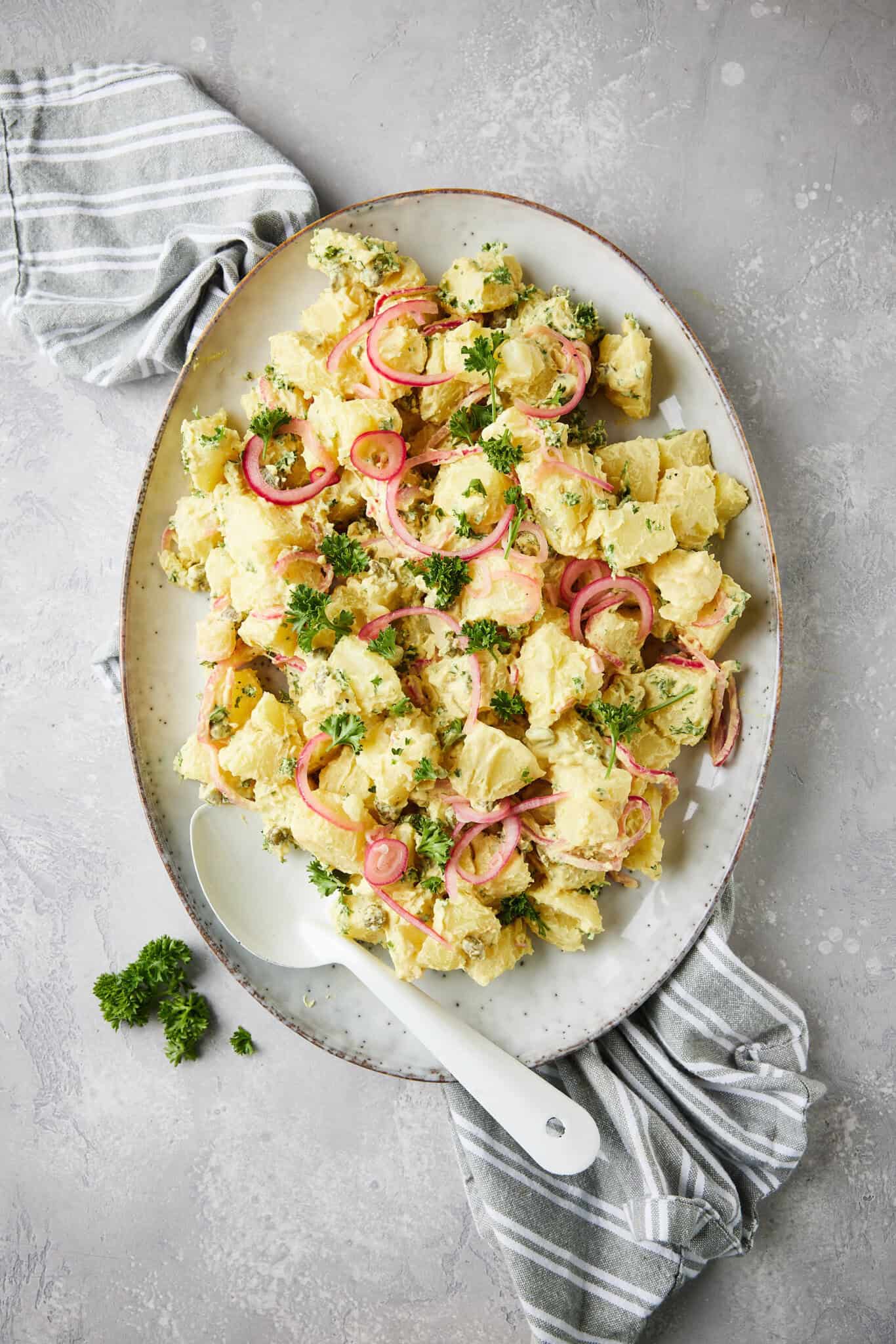 Klassieke aardappelsalade - Simone's Kitchen