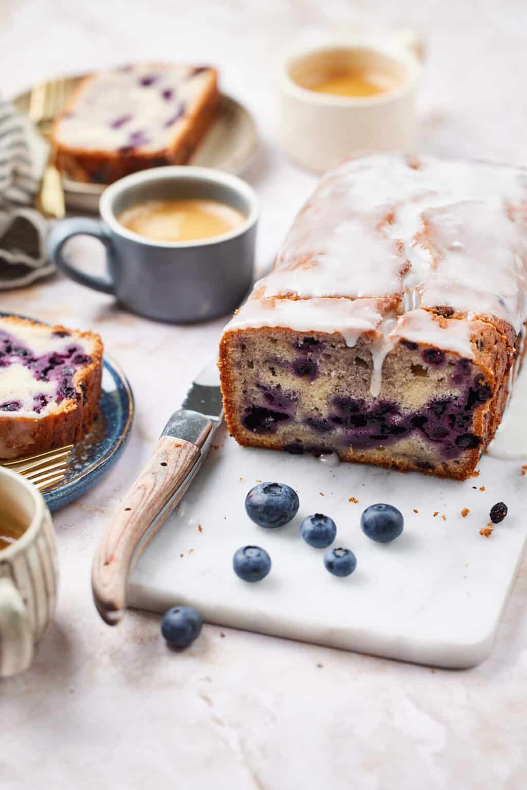 Blauwe bessen cake - Simone's Kitchen