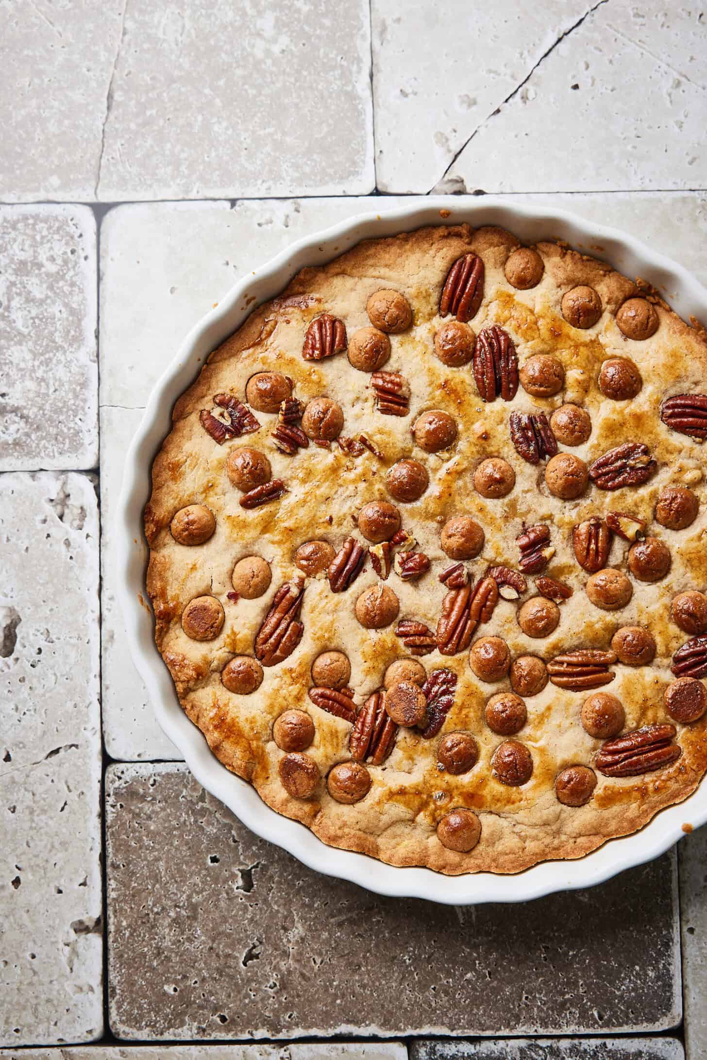 Boterkoek met kruidnootjes en pecannoten - Simone's Kitchen