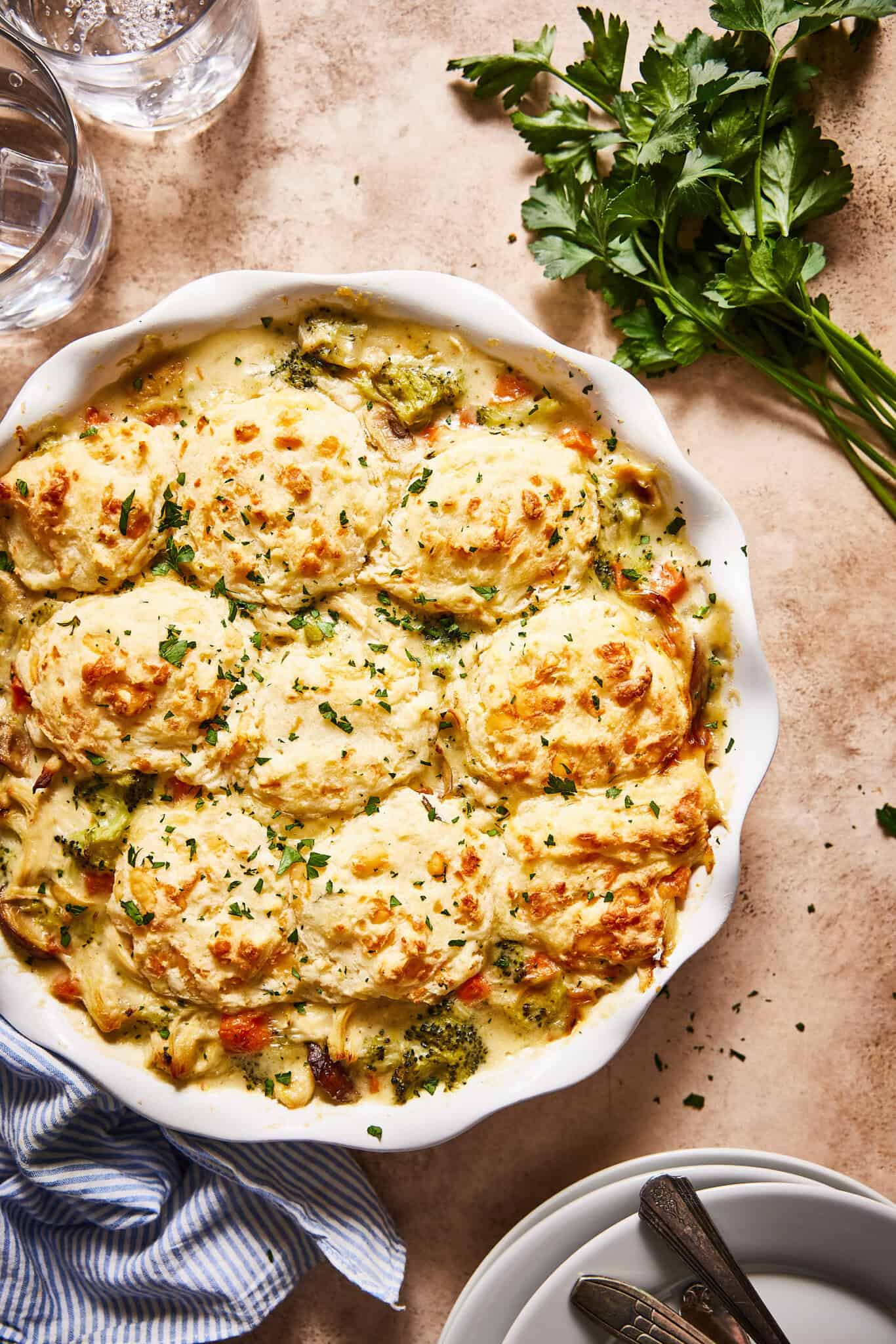 Ovenschotel met kip en champignons - Simone's Kitchen