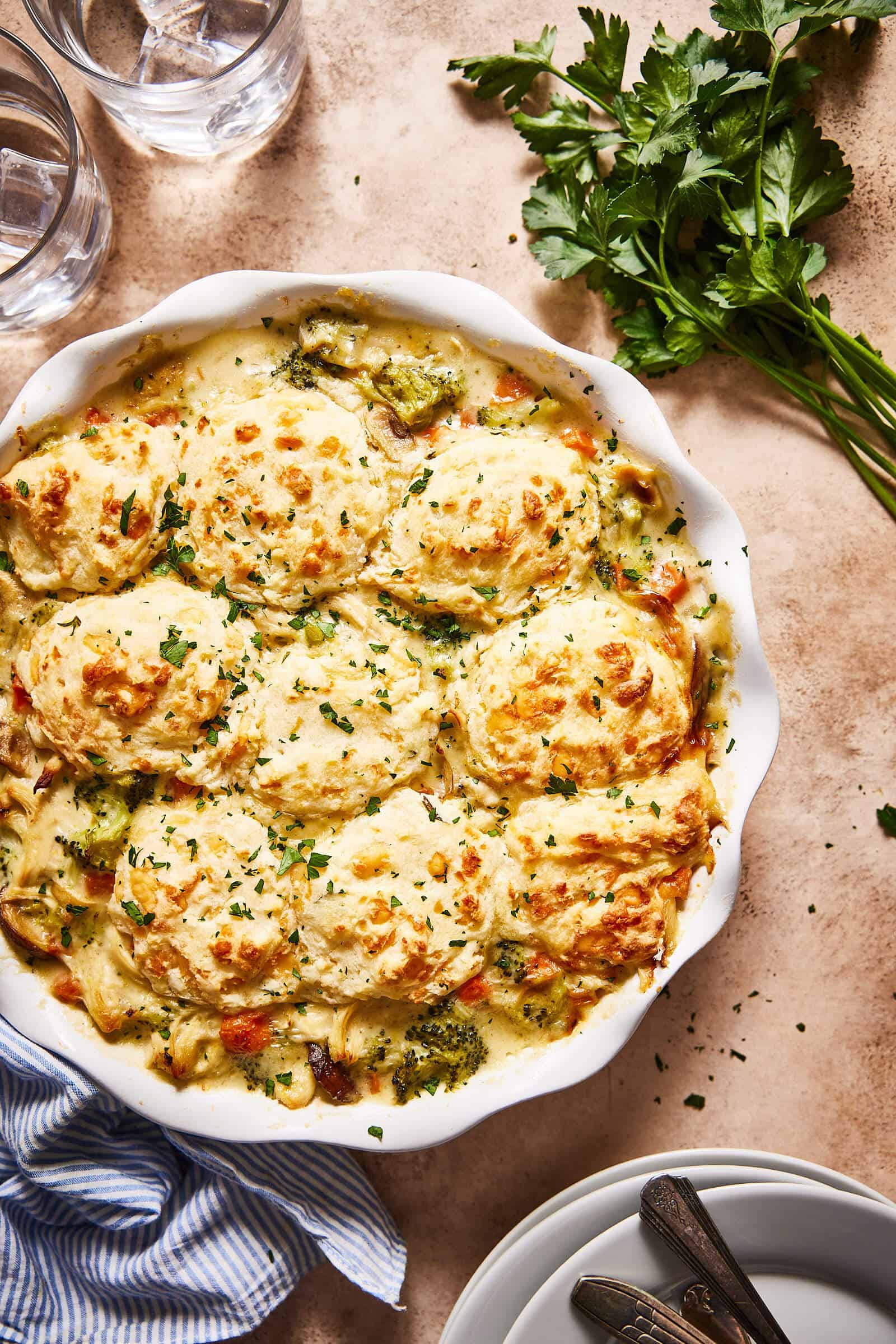 Ovenschotel met kip en champignons - Simone's Kitchen