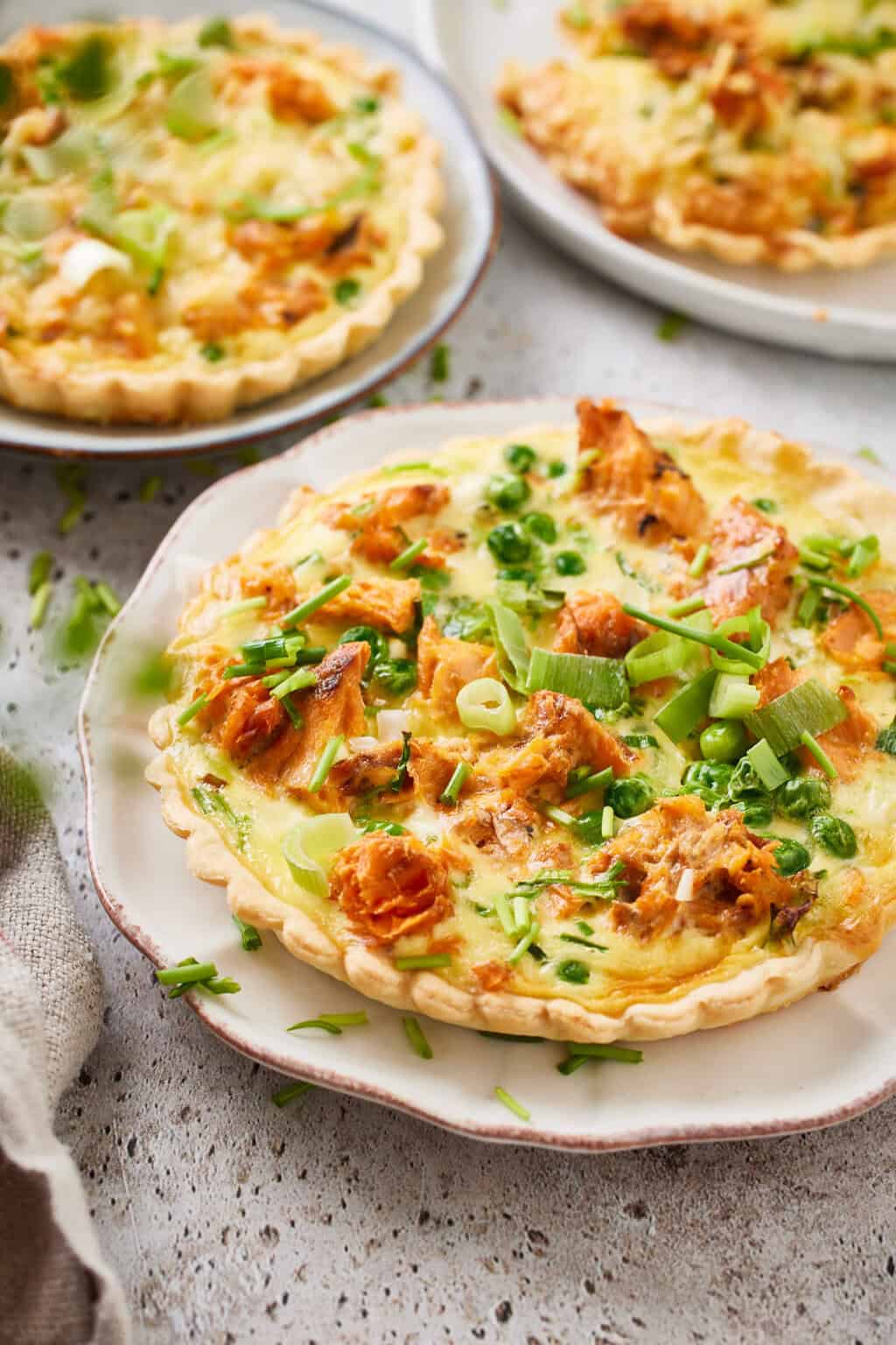 Quiche met zalm en prei - Simone's Kitchen