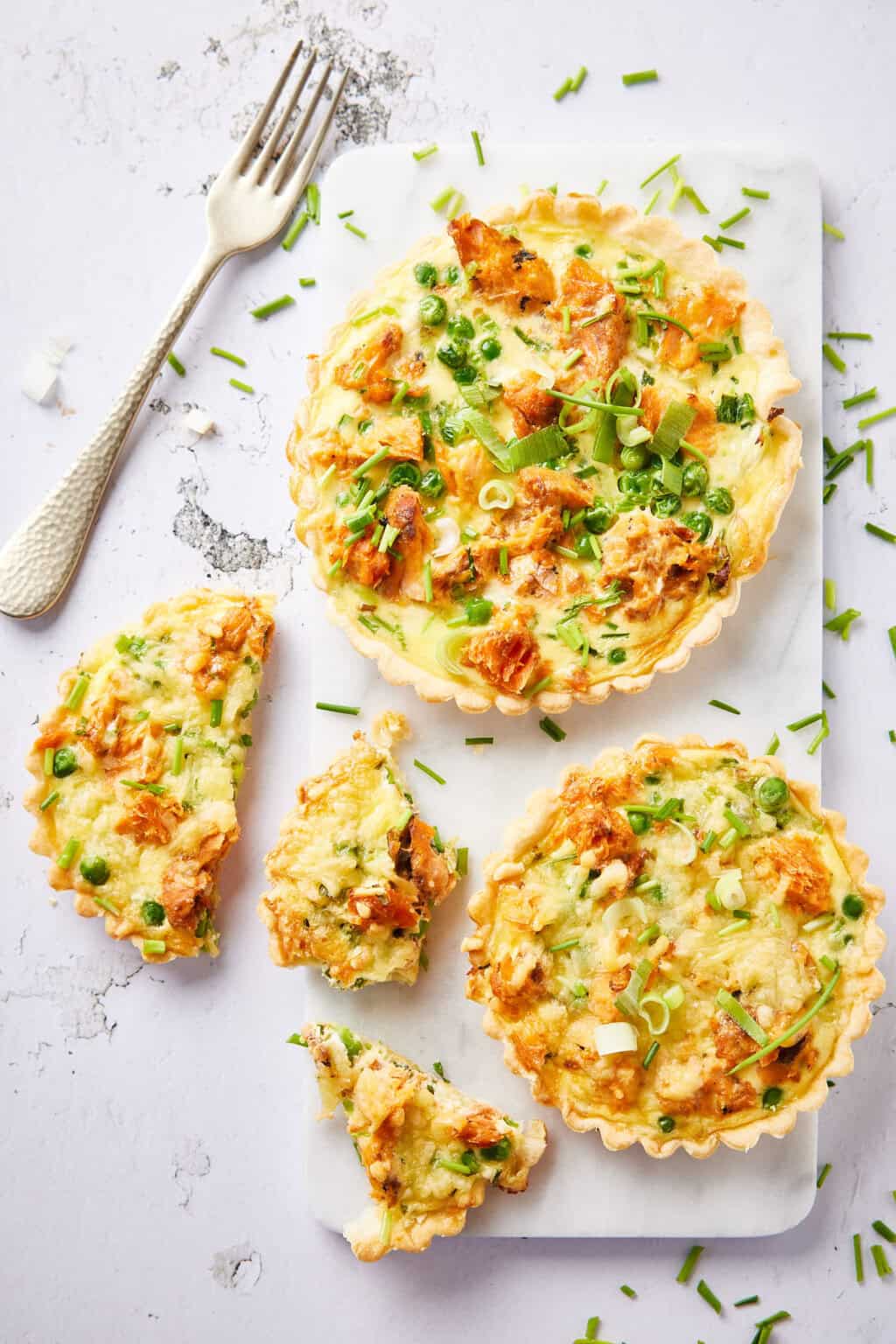 Quiche met zalm en prei - Simone's Kitchen