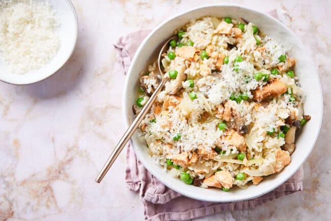 Risotto met zalm recept - Simone's Kitchen