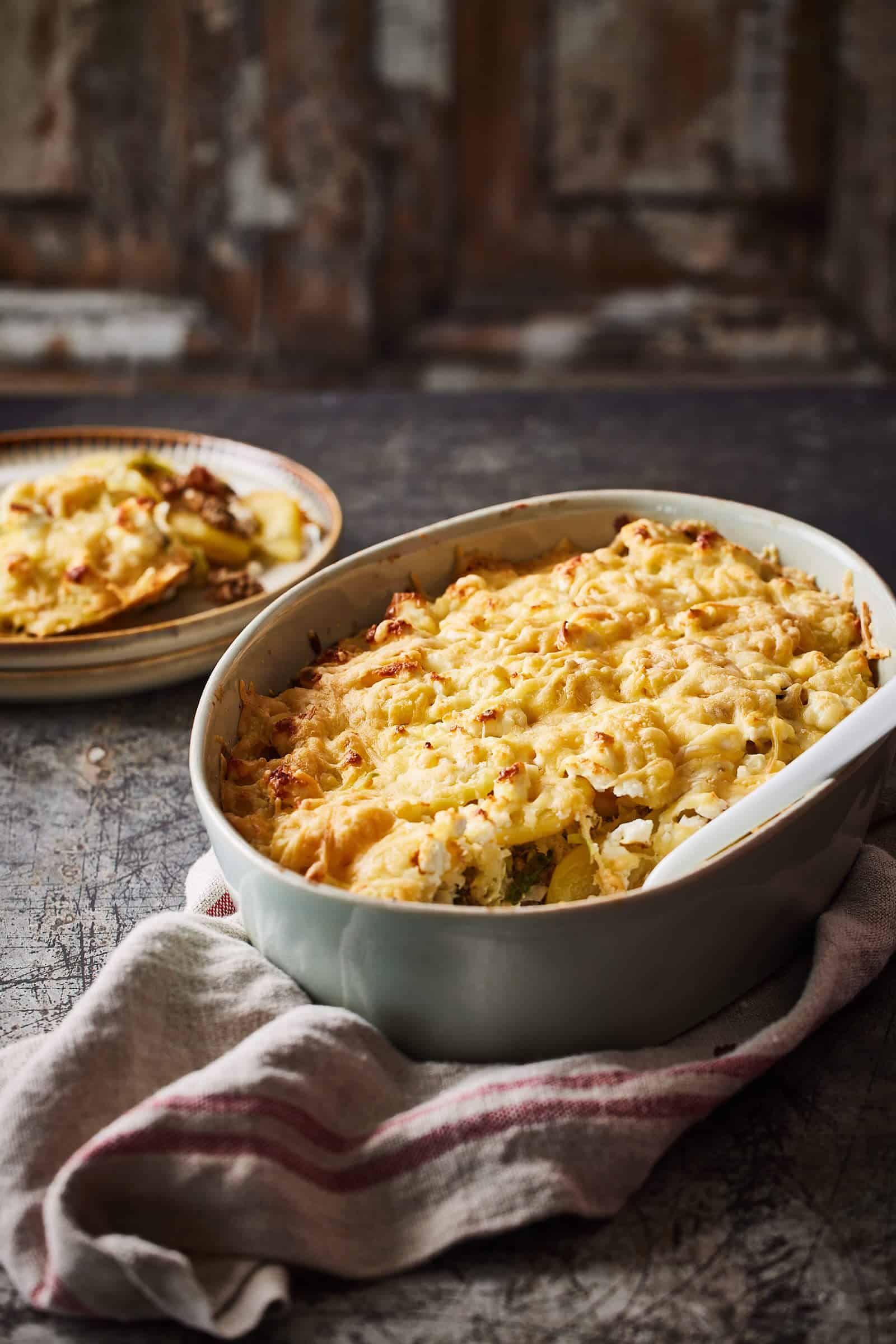 Groene kool ovenschotel met feta - Simone's Kitchen