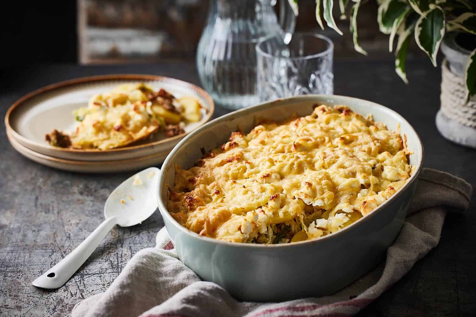 Groene kool ovenschotel met feta - Simone's Kitchen