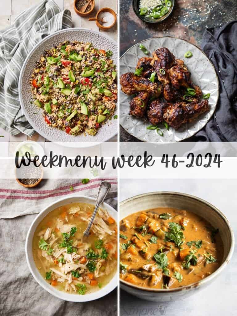 Weekmenu week 46-2024 - Simone's Kitchen