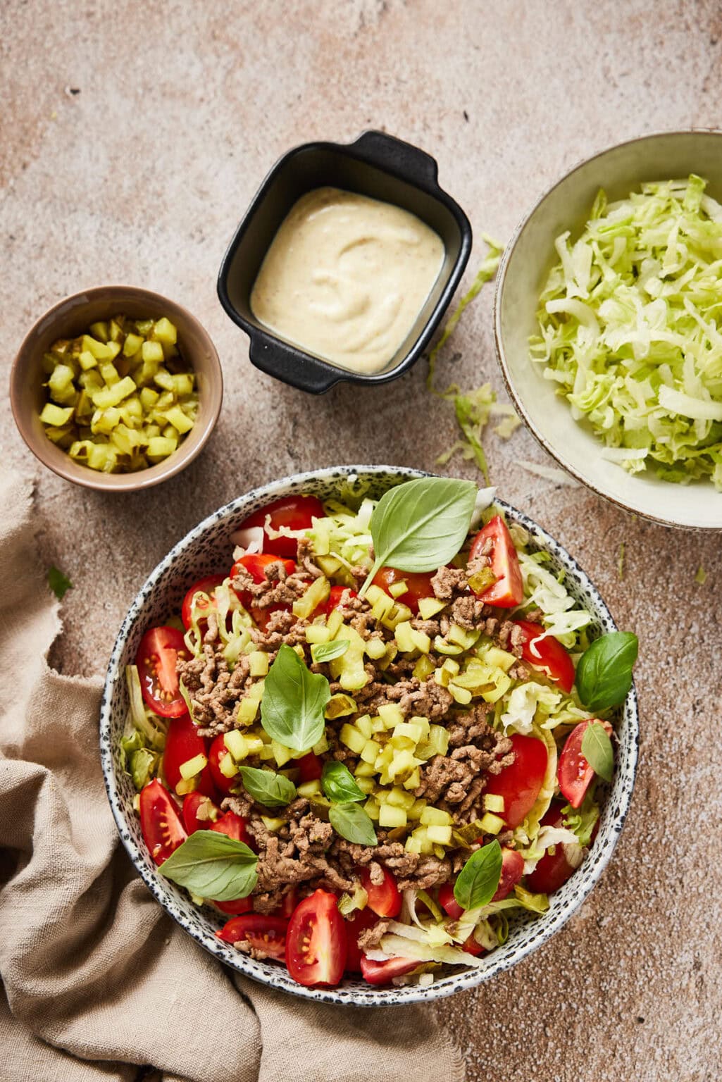Big Mac Salade - Simone's Kitchen